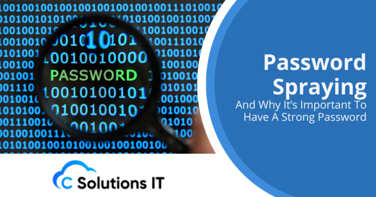 Password Spraying And Why It’s Important To Have A Strong Password - C ...
